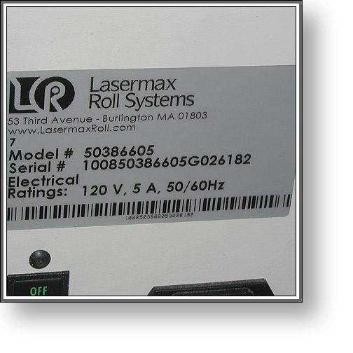 Lot #26: Lasermax Roll Systems RSI Web Cut Sheet Finishing System + C8 ...